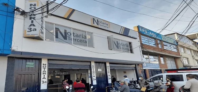 Notaría 3 de Bogotá 》Tercera ️ Teléfono, Dirección y Horarios